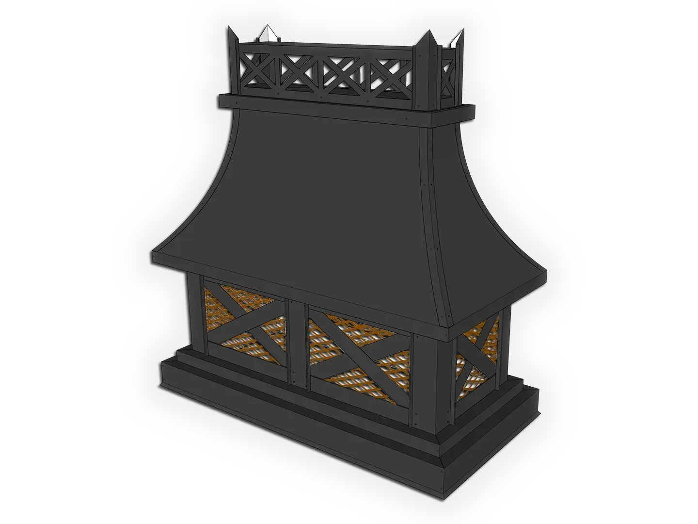 Crown Chimney Cap / Shroud | KM Sheet Metal